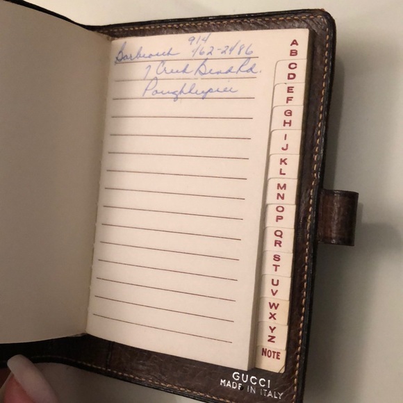 Gucci | Bags | Vintage Gucci Address Bookwallet | Poshmark